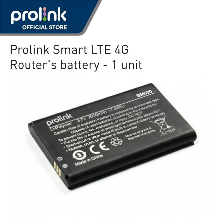 Battery only) Prolink PRT7011L Smart 4G LTE WiFi 300Mbps Hotspot Travel ...