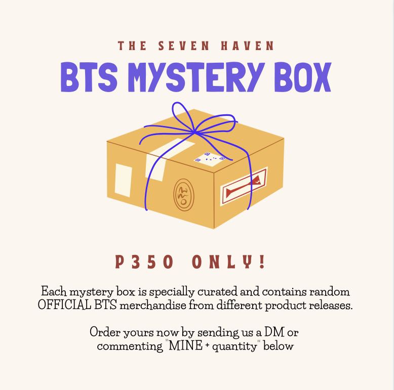 BTS Mystery Box by The Seven Haven PH, Hobbies & Toys, Memorabilia ...