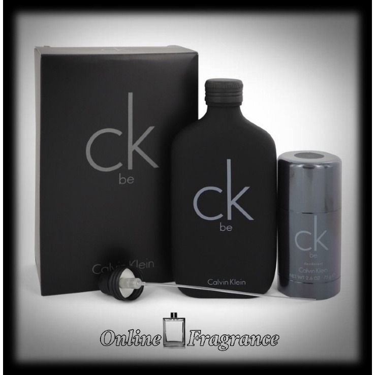 CK Be by Calvin Klein (Gift Set) Unisex - 200ml EDT Cologne (Minyak Wangi, 香水) + 75ml Deodorant ...