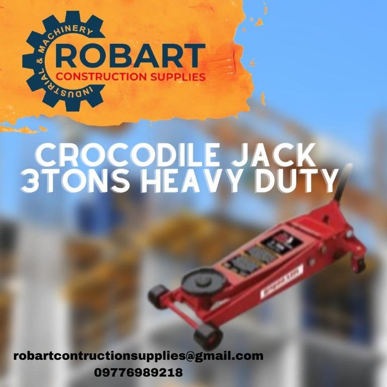 CROCODILE JACK 3TONS HEAVY DUTY, Commercial & Industrial, Construction ...