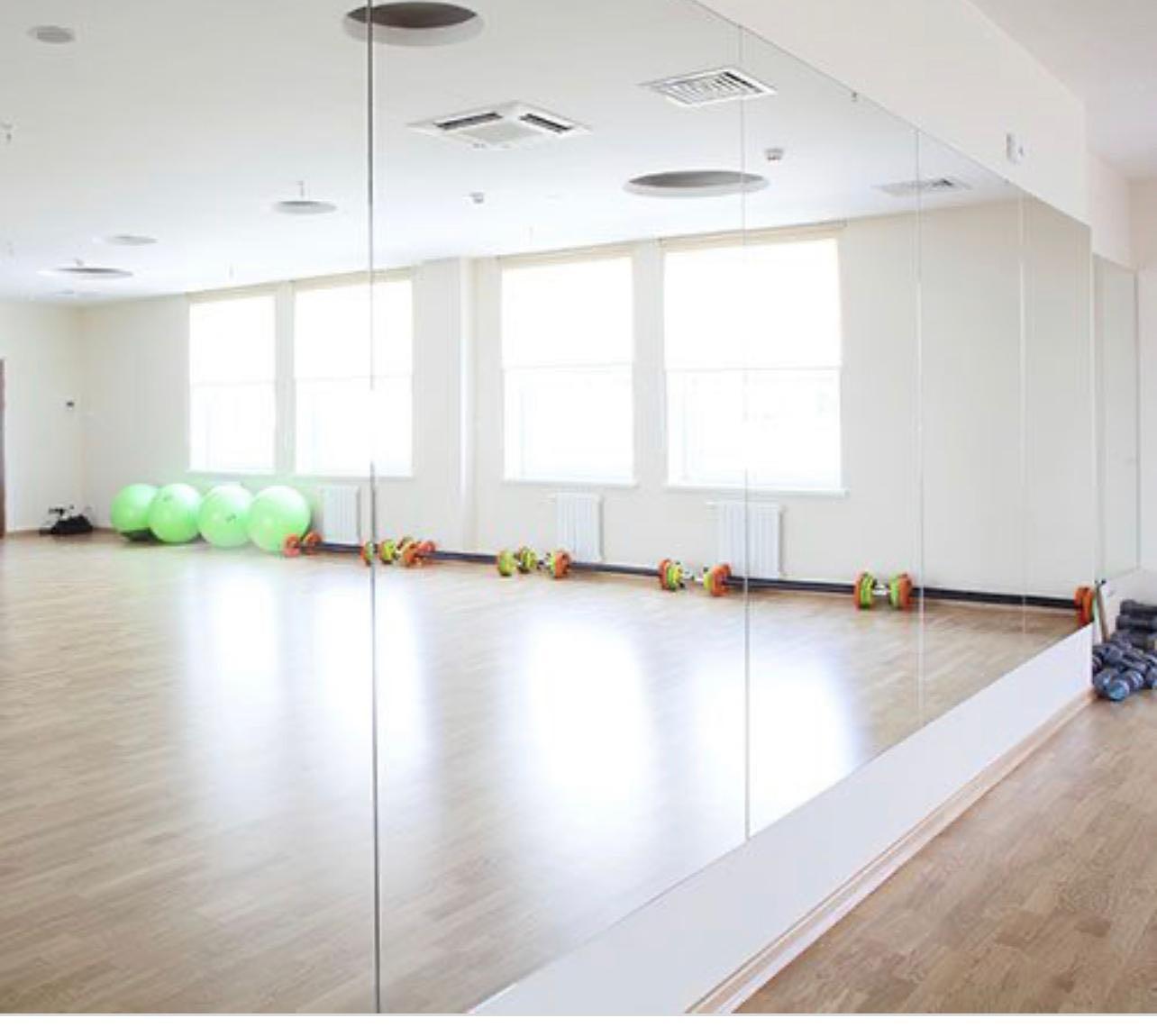 Custom Home Dance/ Yoga Studio Wall Mirror Installation, Furniture ...