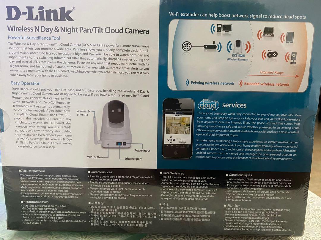 D Link Wireless Camera DCS 5020L, Furniture & Home Living, Security ...