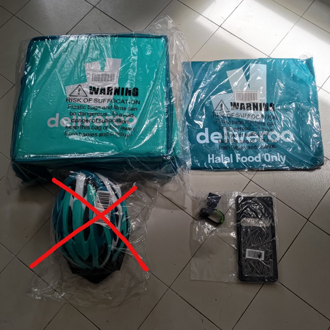 Deliveroo Bag and Phone Holder, Sports Equipment, PMDs, E-Scooters & E ...