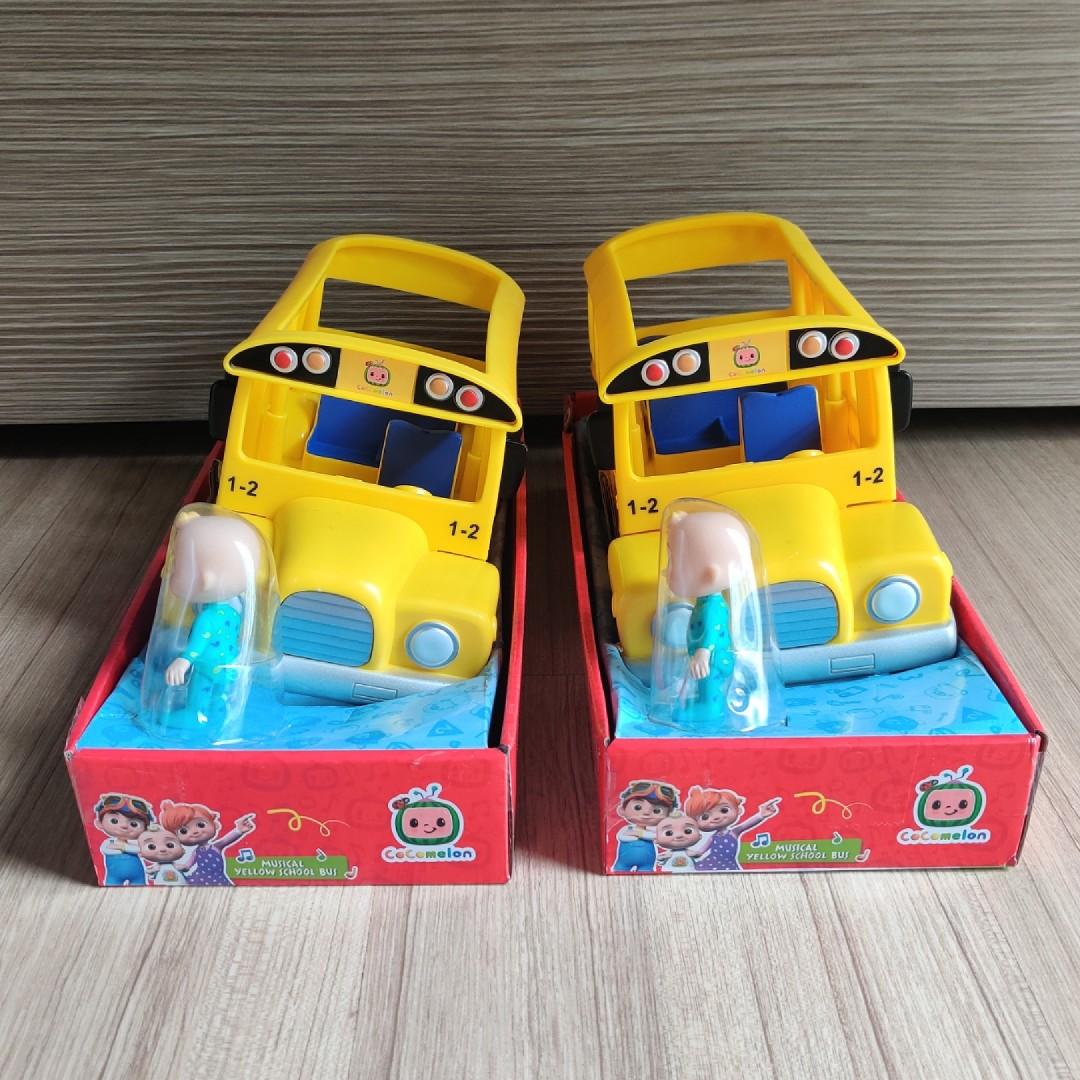 (DENT BOX) Cocomelon Musical Yellow School Bus, Babies & Kids, Infant ...