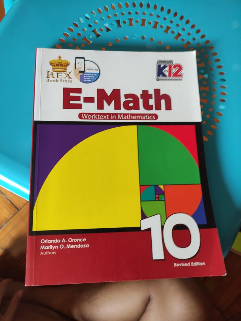 E math for Grade 10, Hobbies & Toys, Books & Magazines, Textbooks on Carousell