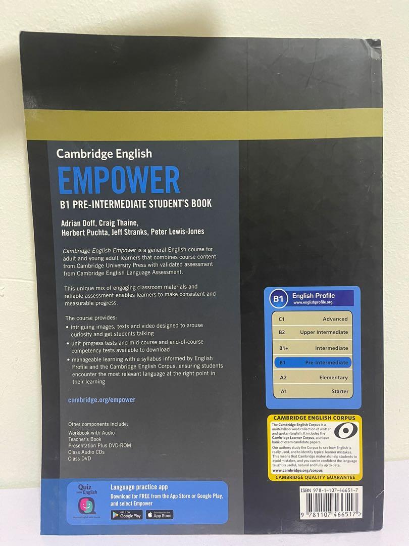 EMPOWER BOOK B1 (IIUM ENGLISH LEVEL 4), Hobbies & Toys, Books ...