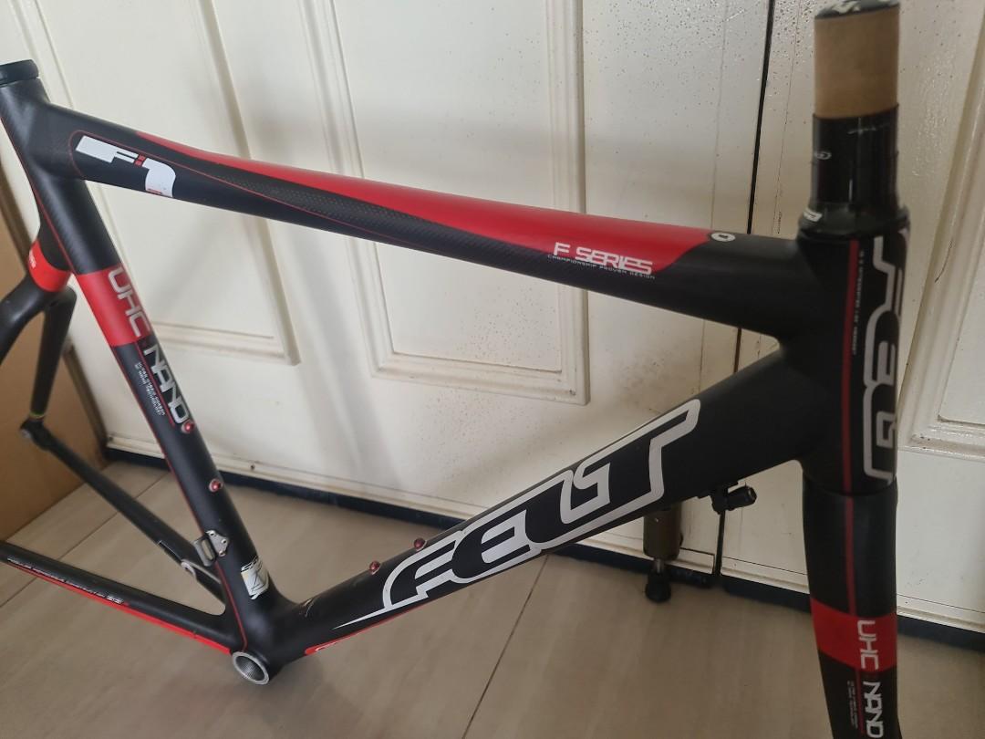 FELT CARBON ROAD BIKE FRAMESET (56cm), Sports Equipment, Bicycles ...
