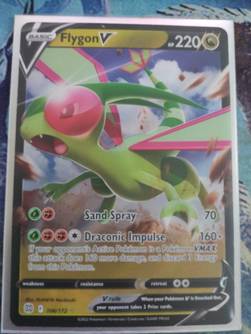 Flygon V, Hobbies & Toys, Toys & Games on Carousell