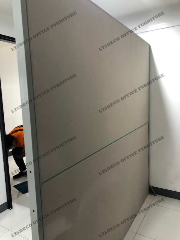 FULL FABRIC TYPE WORKSTATION PANEL OFFICE PARTITIONS, Furniture & Home ...