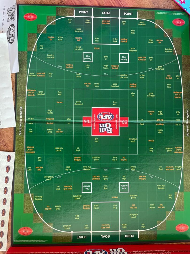Full on AFL board game, Hobbies & Toys, Toys & Games on Carousell