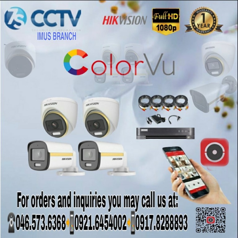 HIKVISION ColorVU 4CH 2MP CCTV Audio PACKAGE on Carousell