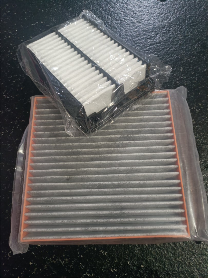 Honda Engine Air Filter + Aircon Filter 1 set, Car Accessories ...