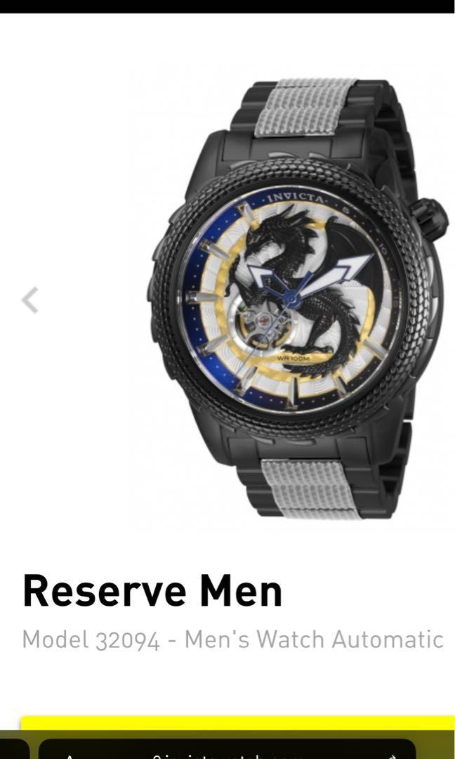 Invicta Dragon Automatic Watch, Men's Fashion, Watches & Accessories ...