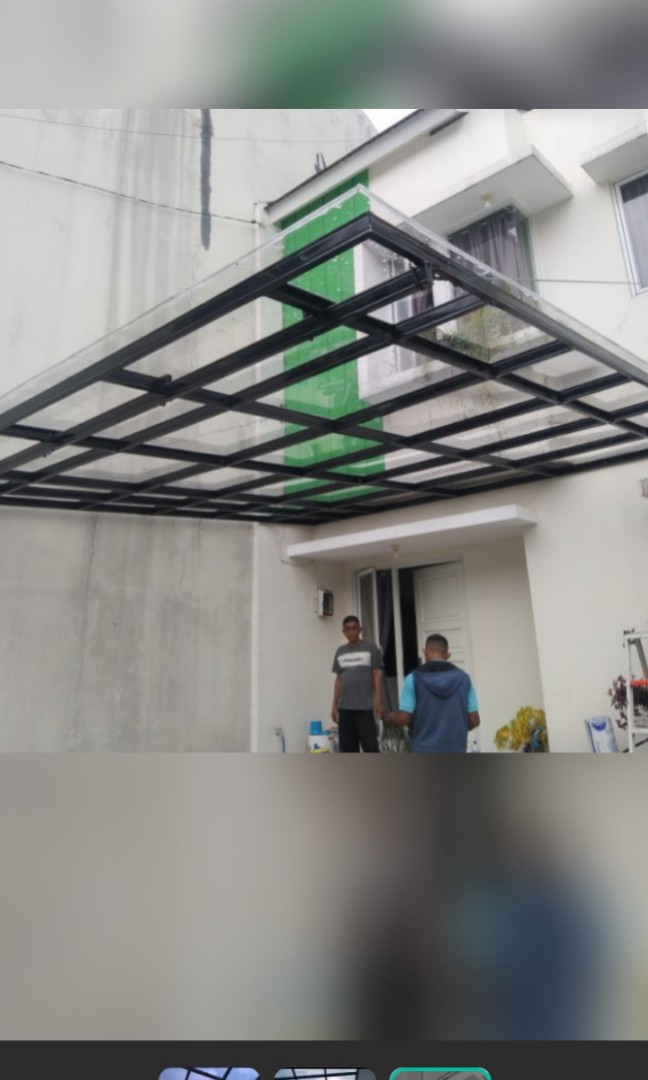 Kanopi baja ringan atap solar plat, Perabotan Rumah di Carousell