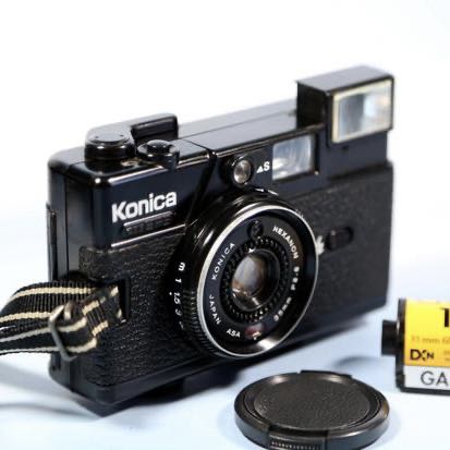 Konica C35 EF3 35mm Film Camera, Photography, Cameras on Carousell
