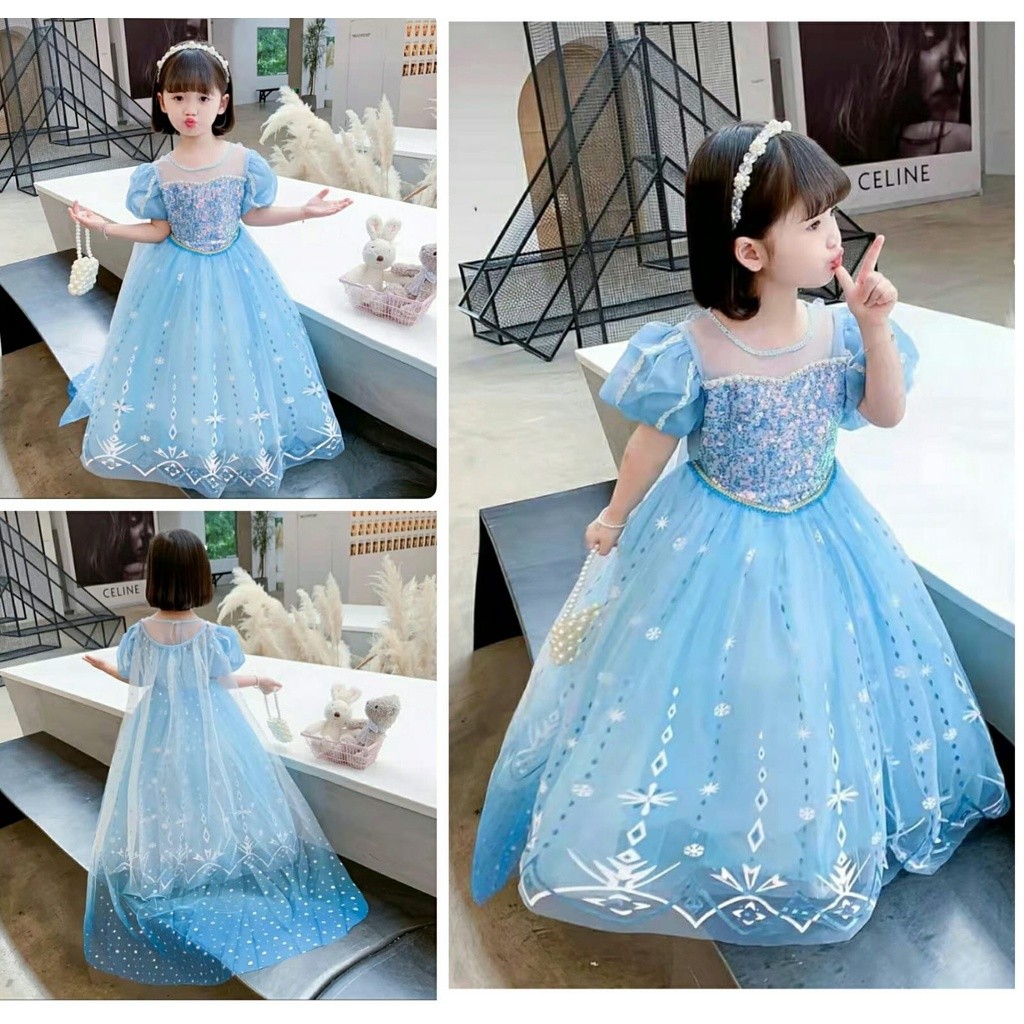 Kostum elsa frozen, Bayi & Anak, Baju Anak Perempuan, 4 hingga 7 tahun ...