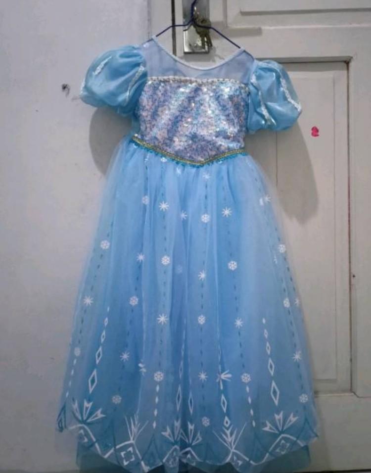 Kostum elsa frozen, Bayi & Anak, Baju Anak Perempuan, 4 hingga 7 tahun ...