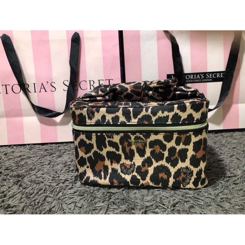 Leopard Victoria Secret Vanity Bag, Women's Fashion, Bags & Wallets ...