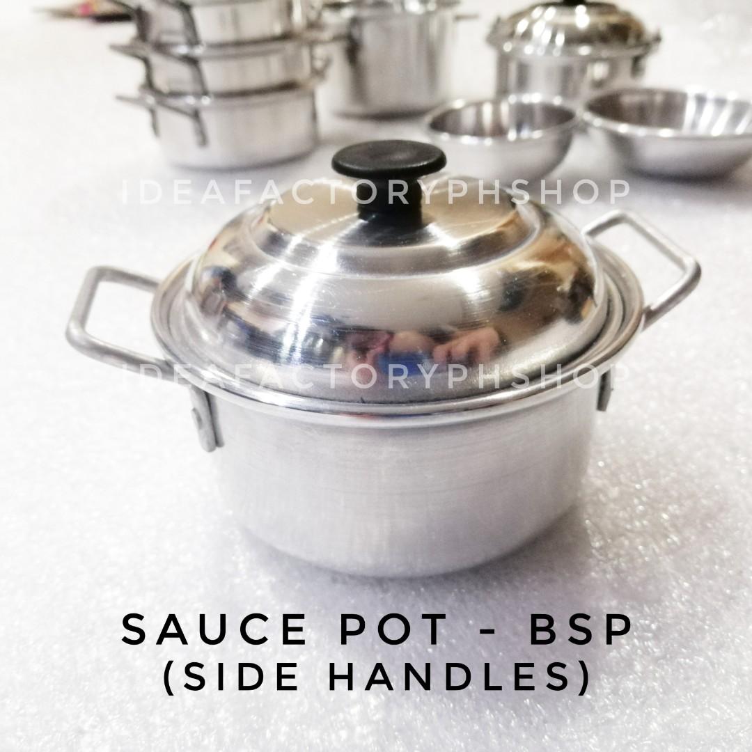 Lutu-lutuan Aluminum Mini Cookware Kitchen Toy for Chef Play Pretend ...