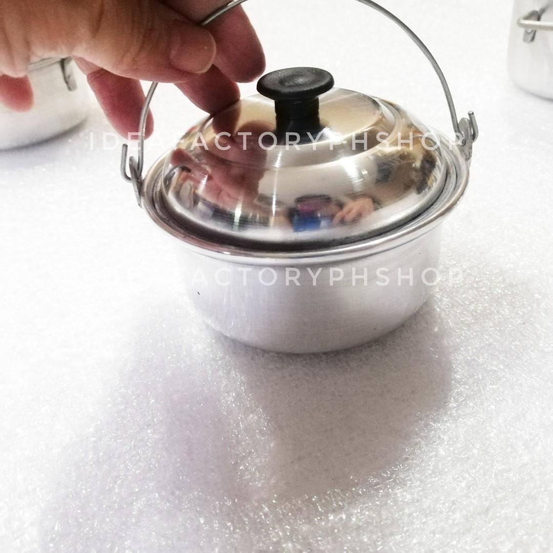 Lutu-lutuan Aluminum Mini Cookware Kitchen Toy for Chef Play Pretend ...