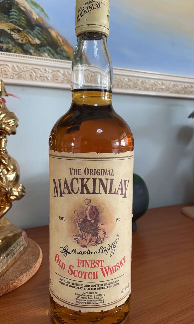 Mackinlay Scotch Whisky 750ml, Food & Drinks, Beverages on Carousell