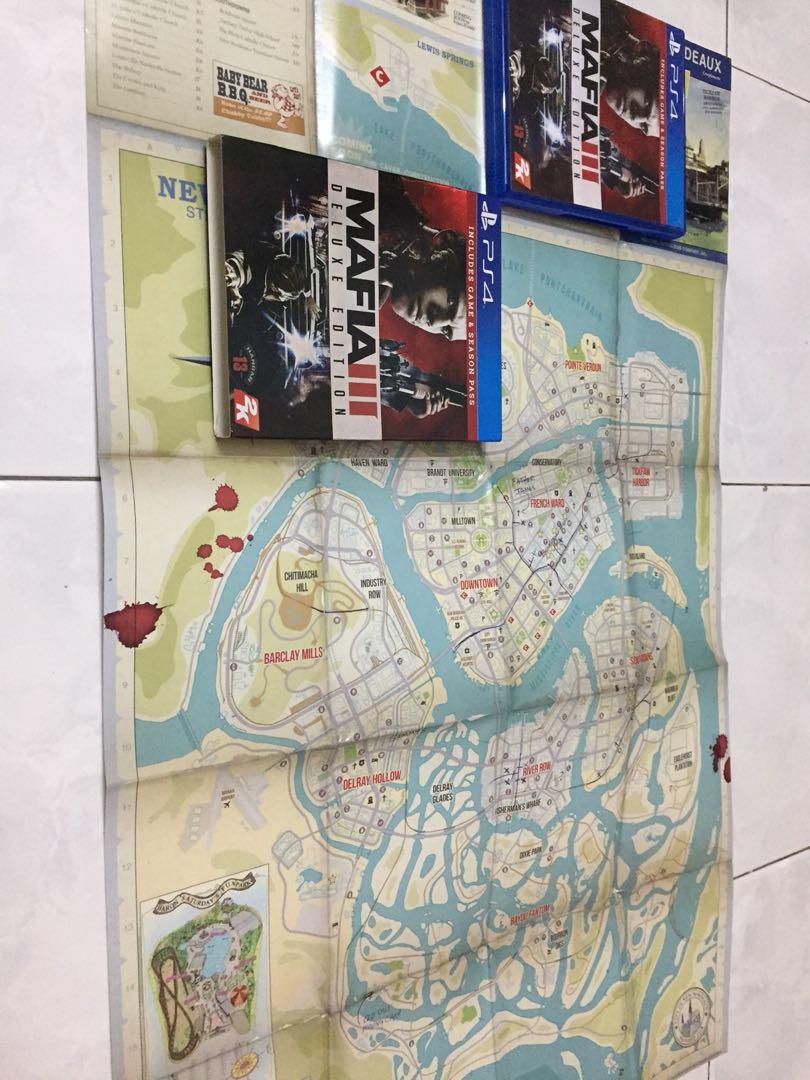 Mafia III with Guide Map, Video Gaming, Video Games, PlayStation on ...