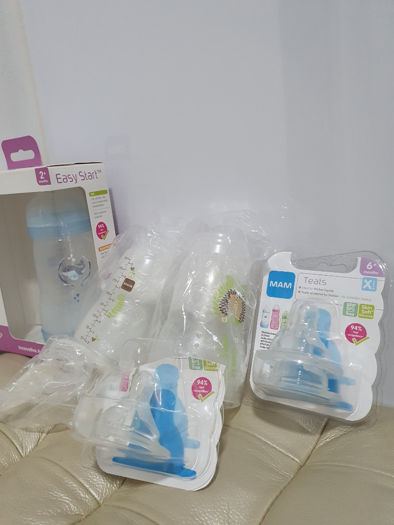 MAM milk bottle, Babies & Kids, Nursing & Feeding, Breastfeeding ...