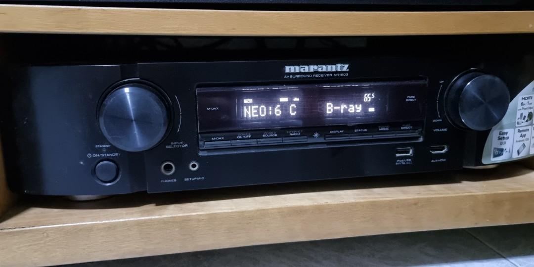 Marantz receiver 1603 & celestion AV speakers, Audio, Soundbars ...