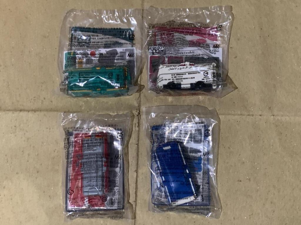 McDONALD'S PHILIPPINES Exclusive Complete Set of 4 pcs. BANDAI VOOV ...
