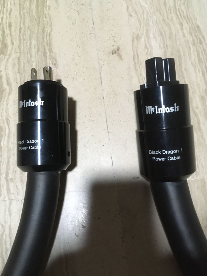 Mcintosh power cord - 2 metre, Audio, Portable Audio Accessories on ...