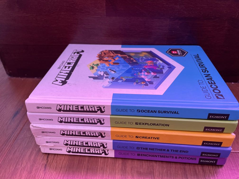 Minecraft guide books for kids one set, Everything Else on Carousell