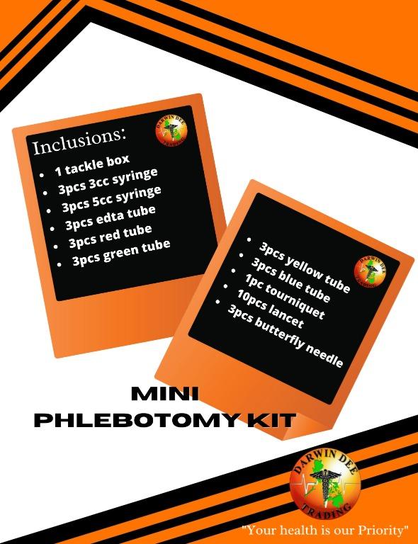 MINI PHLEBOTOMY KIT FOR STUDENTS, Health & Nutrition, Medical Supplies ...