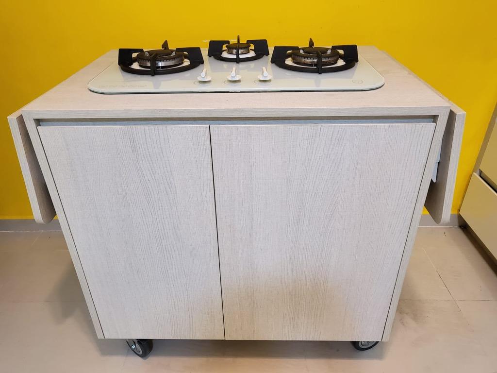 Movable kitchen hob burner cabinet storage, TV & Home Appliances ...