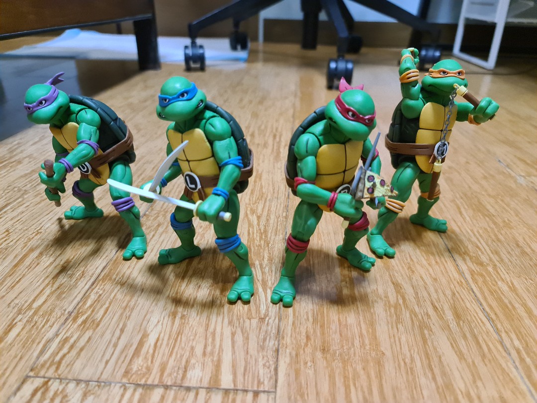 NECA CARTOON TMNT SET, Hobbies & Toys, Toys & Games on Carousell