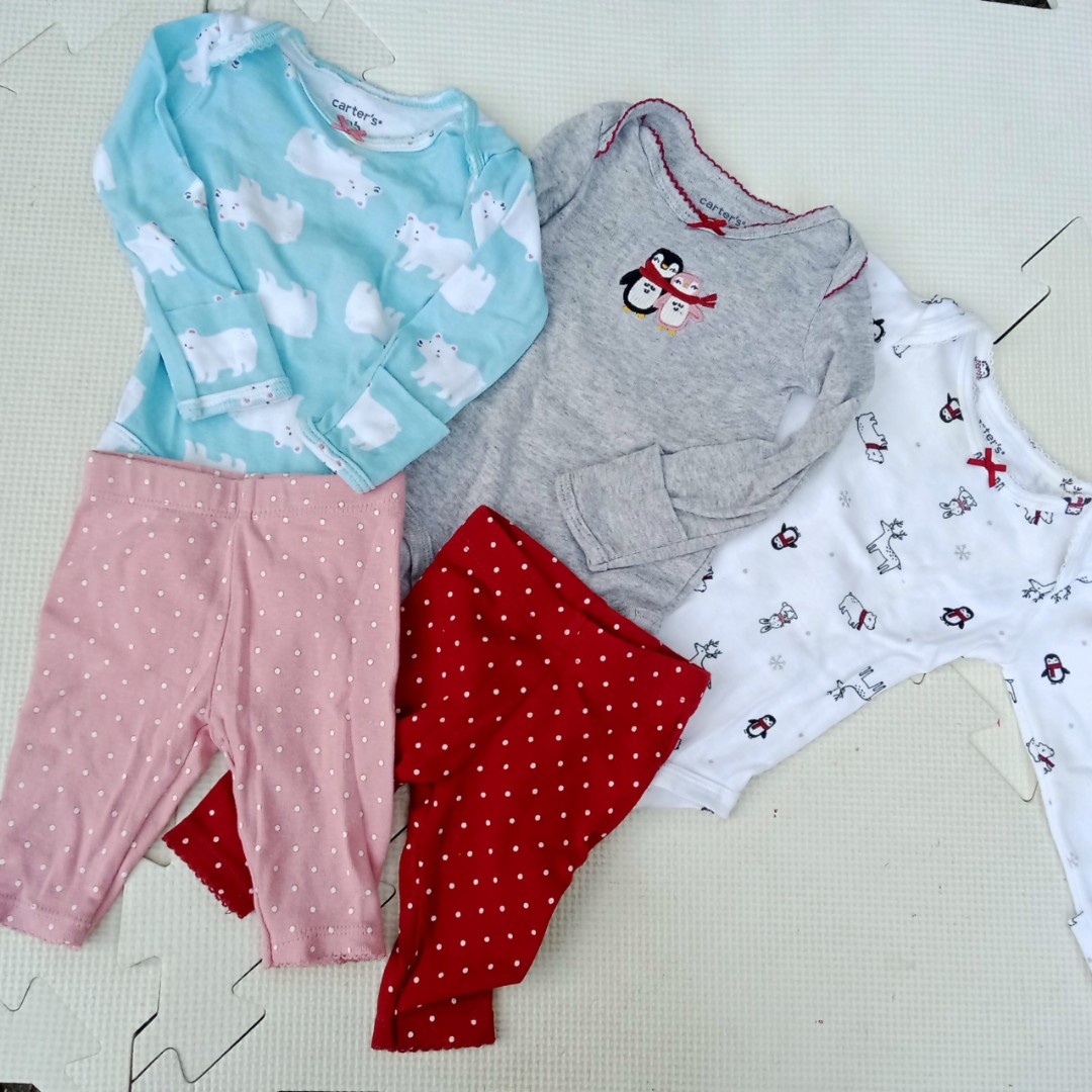 onsie with pajama (3 for 120), Babies & Kids, Babies & Kids Fashion on ...