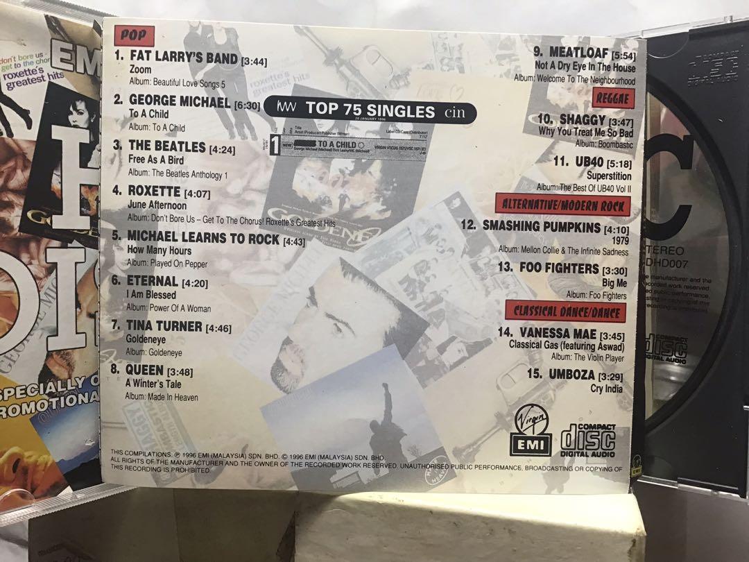 ORIGINAL PROMO PRESS EMI Hit Disc 7 - Beatles George Michael Queen OOP ...