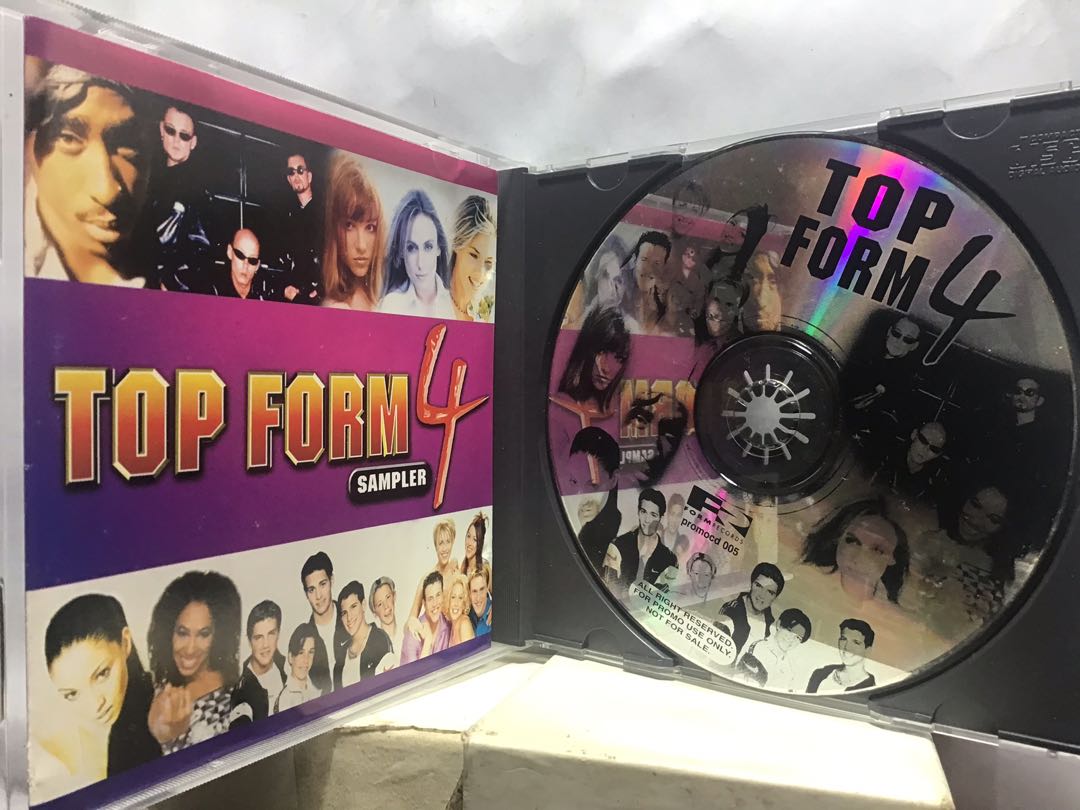 ORIGINAL PROMO PRESS Top Form 4 - Britney Spears Tupac 2pac Sheeda OOP ...