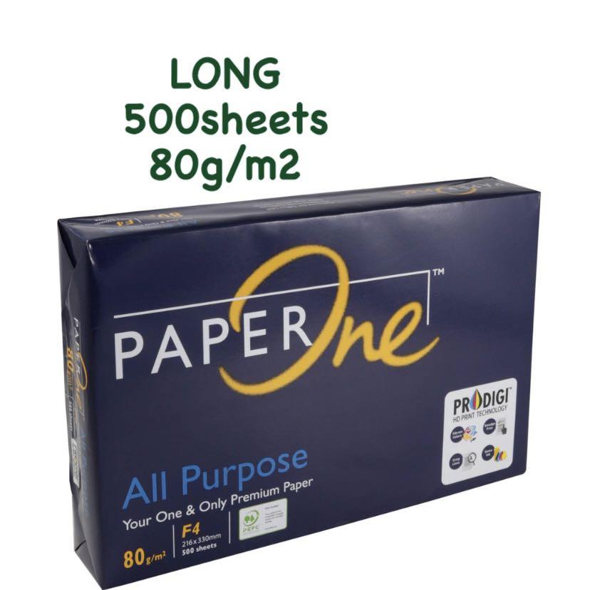 Paper One All Purpose Short,A4,Long, Hobbies & Toys, Stationary & Craft ...