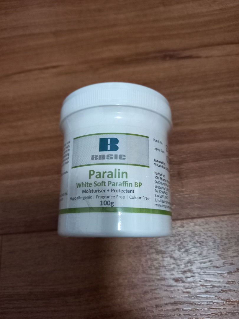 Paralin, White soft Paraffin BP 100g, Health & Nutrition, Medical ...