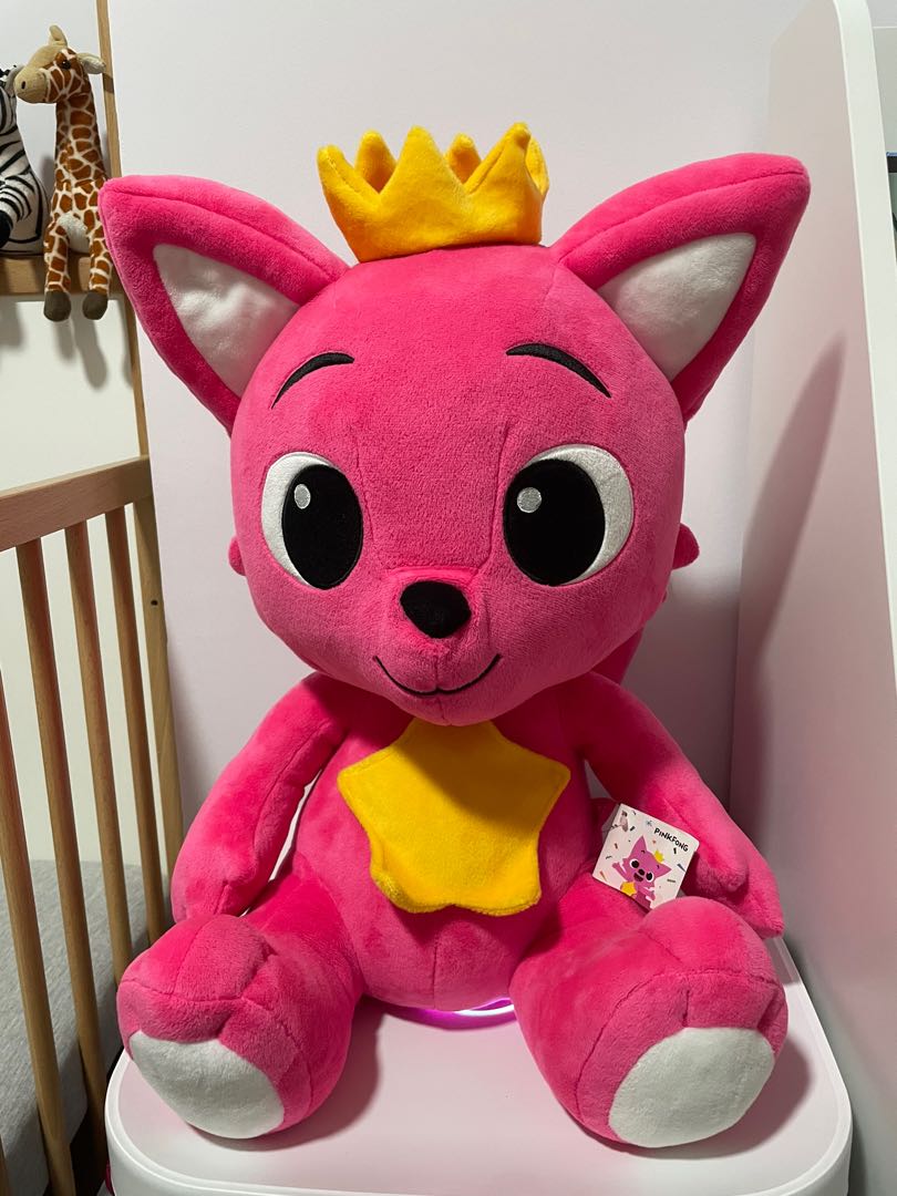 Pink Fong 60cm doll, Babies & Kids, Babies & Kids Fashion on Carousell