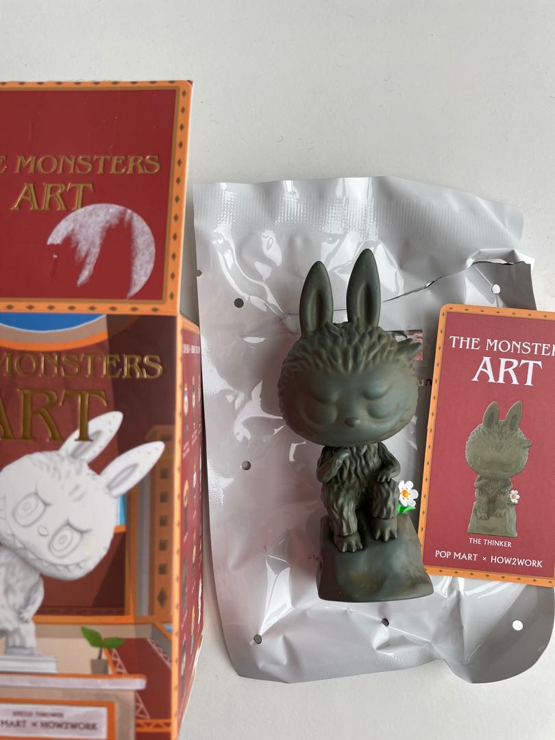 Pop Mart Labubu the monsters Art, 興趣及遊戲, 玩具 & 遊戲類 - Carousell