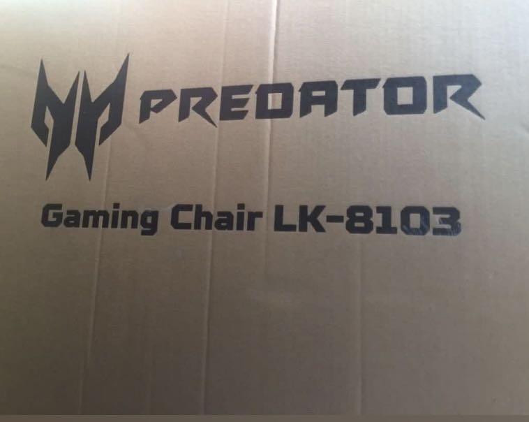 Predator Gaming Chair Black/Blue, Furniture & Home Living, Furniture ...