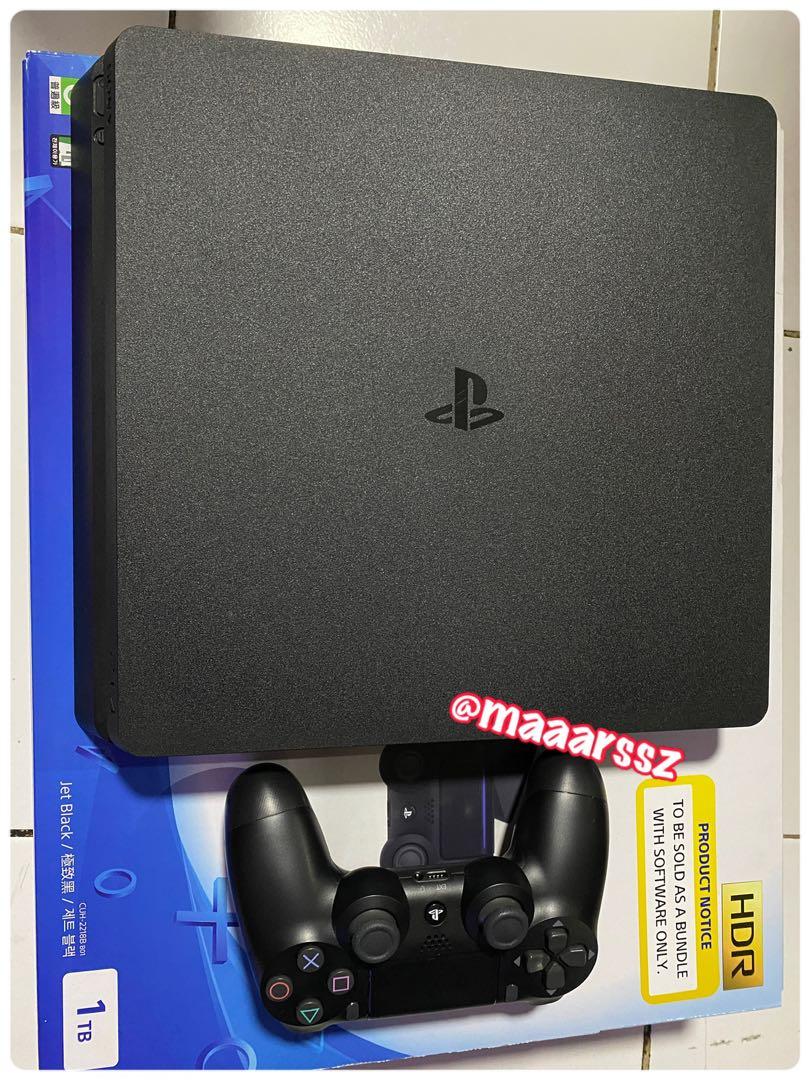 PS4 Slim 1 TB with 7 Disk Games, Video Gaming, Video Game Consoles ...