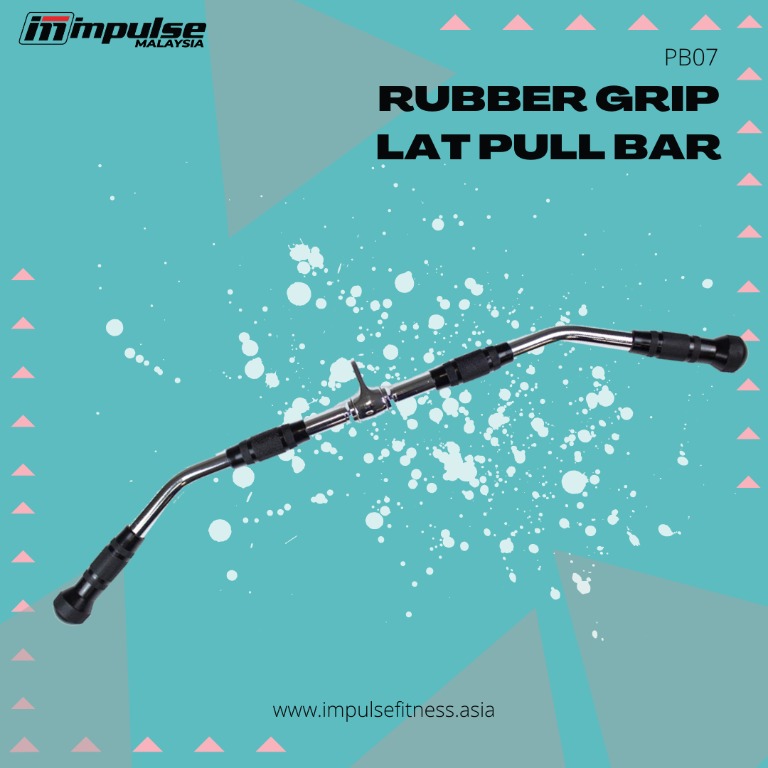 [Ready Stock] RUBBER GRIP PULL BAR, Sports Equipment, Exercise ...