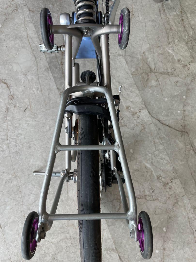 Rear Q rack for Brompton, Pikes, 360, Sports Equipment, Bicycles ...