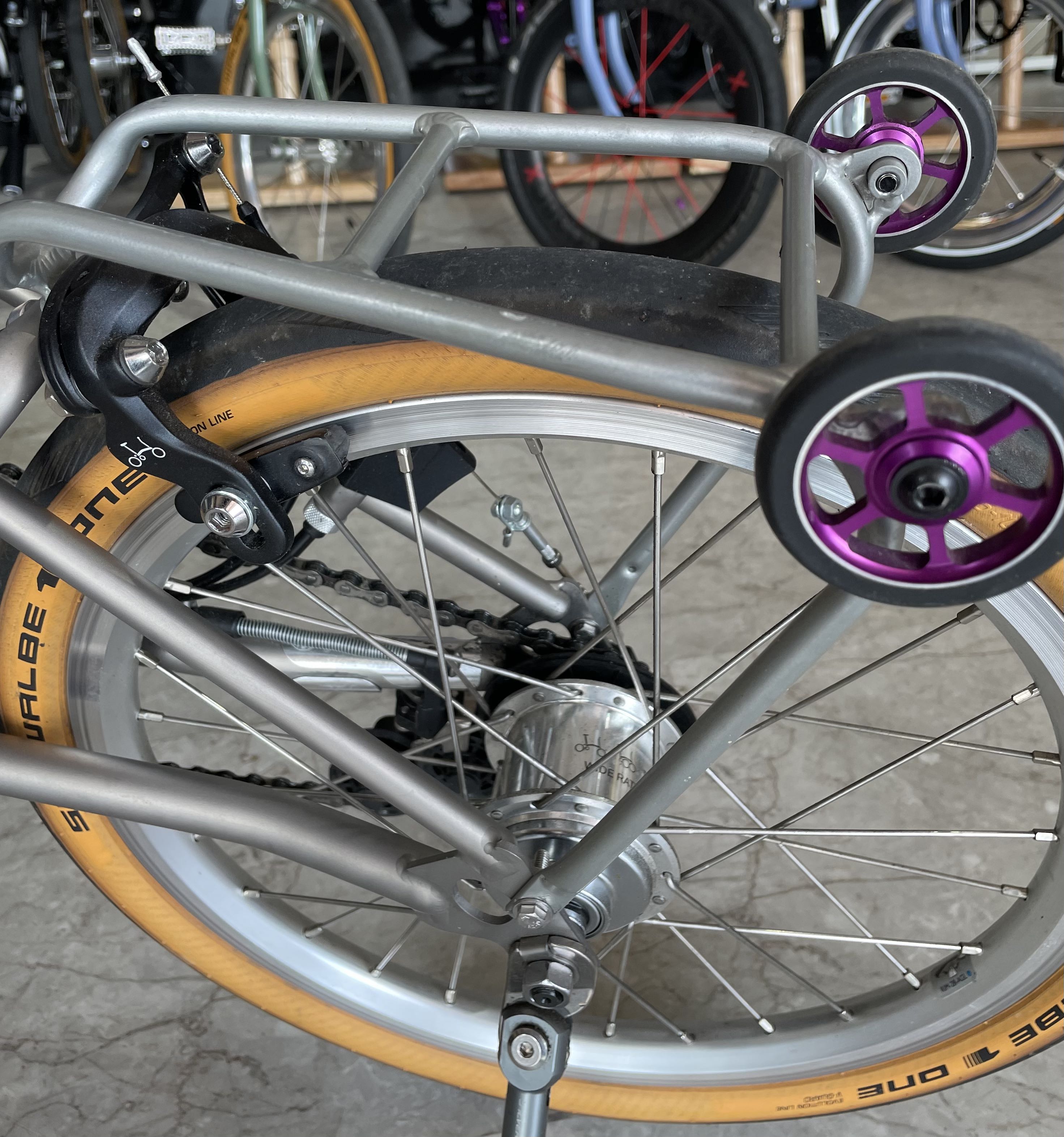 Rear Q rack for Brompton, Pikes, 360, Sports Equipment, Bicycles ...