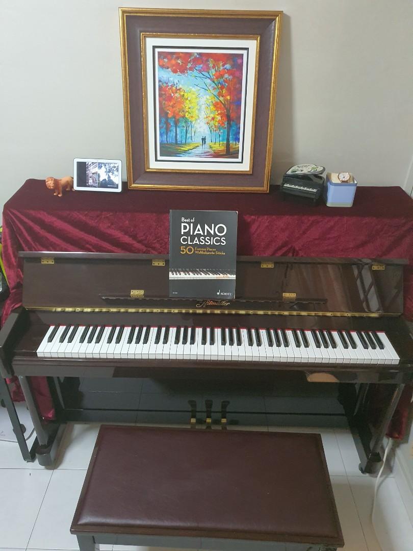 Ritmuller UP110R2 Upright Piano, Hobbies & Toys, Music & Media, Musical ...