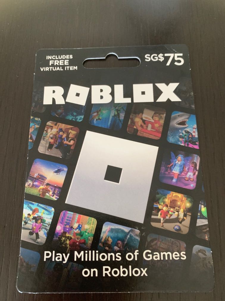 Roblox Game card worth $75 selling for $70, Hobbies & Toys, Stationery ...