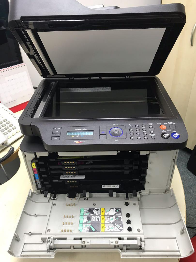 Samsung Xpress C460FW Color Laser MFP Wireless Printer, Computers ...