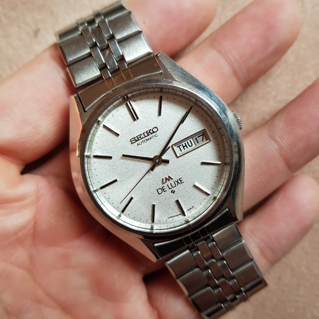 Seiko LM Deluxe Snow Dial, Men's Fashion, Watches & Accessories ...